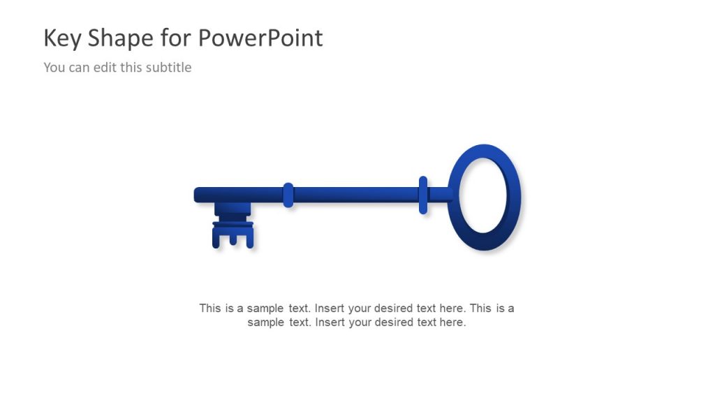PowerPoint Vector Shape Key Concept - SlideModel