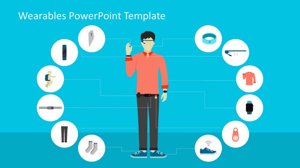 Template of Wearable Technology Gadgets - SlideModel