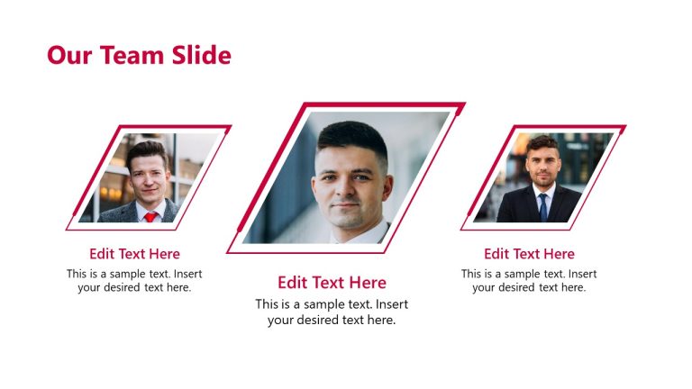 Our Team Slide - Simple Business Overview Template - SlideModel