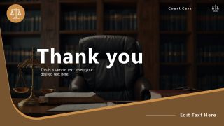 Court Case PowerPoint Template