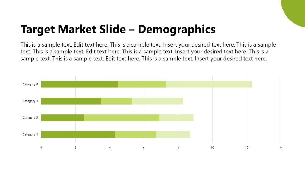 Demographics Target Market Slide Healthcare PPT Template - SlideModel