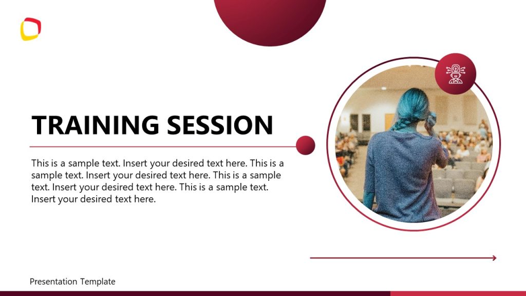 Training Session Template Title Slide - SlideModel