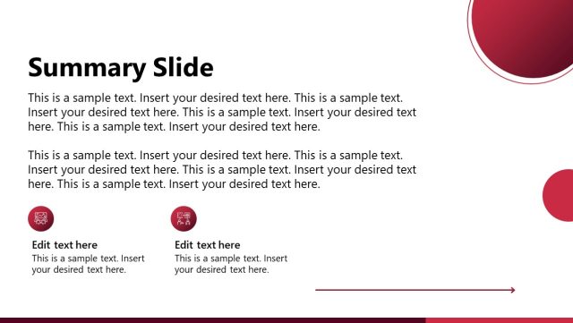 Summary Slide for Training Session PowerPoint Template - SlideModel