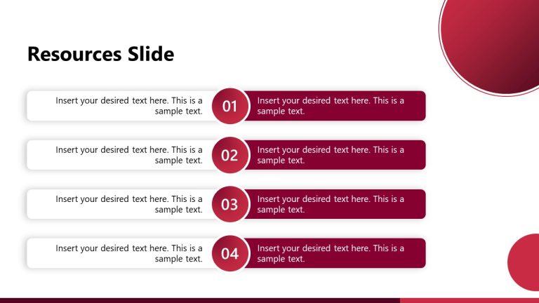 Resources Slide for Training PPT Template - SlideModel