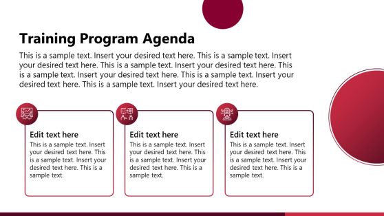 Training Program Agenda Slide for PowerPoint - SlideModel