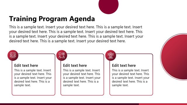 Training Program Agenda Slide for PowerPoint - SlideModel