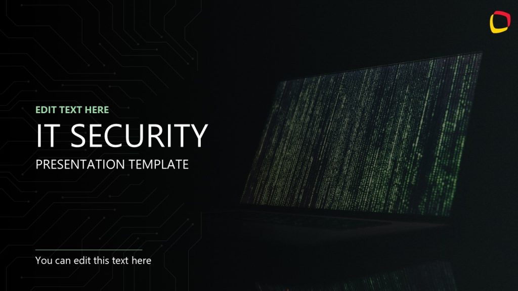 Title Slide - IT Security Template - SlideModel