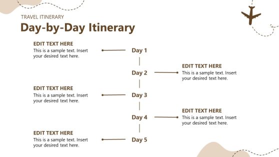 Day-by-Day Itinerary PowerPoint Slide - SlideModel