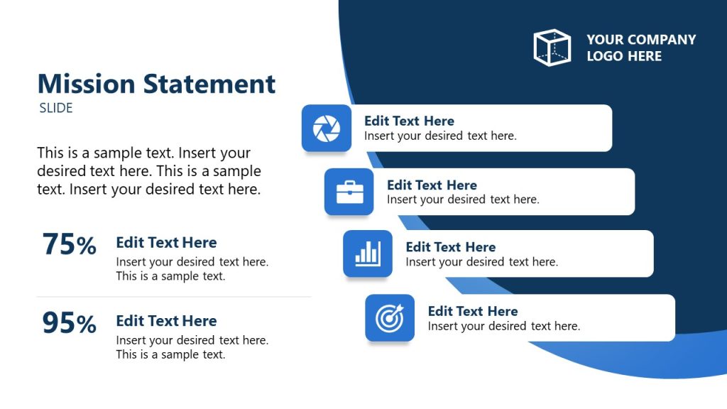 Mission Statement PowerPoint Slide - SlideModel