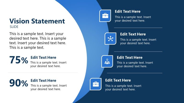 Vision Statement Presentation Slide - SlideModel