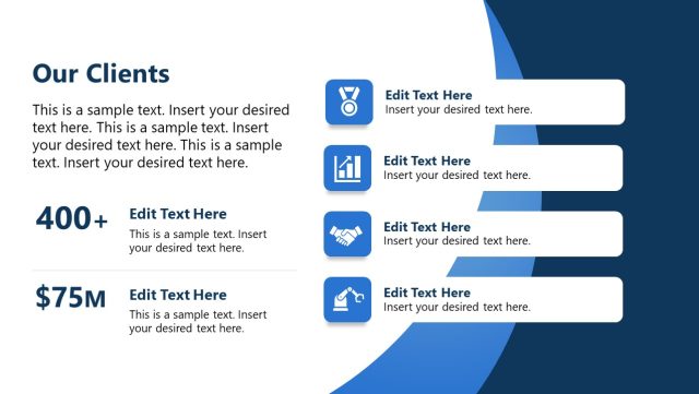 Our Clients Presentation Template Slide - SlideModel
