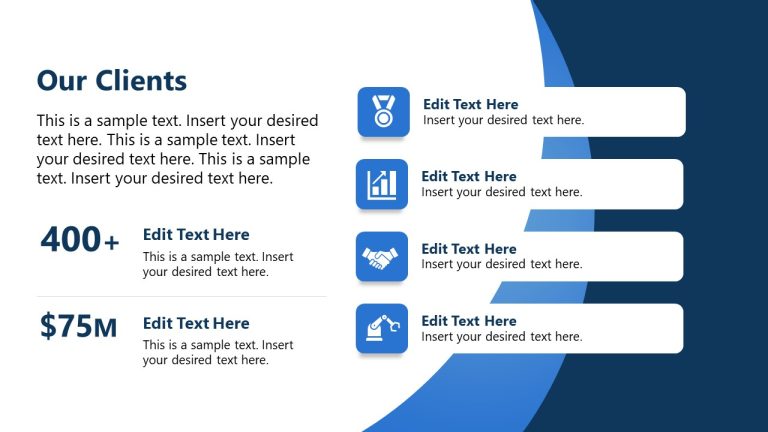 Our Clients Presentation Template Slide - SlideModel