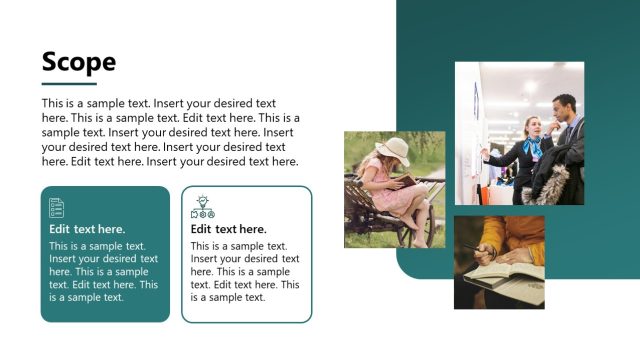 Scope Slide - Academic Defence Template for Presentation - SlideModel