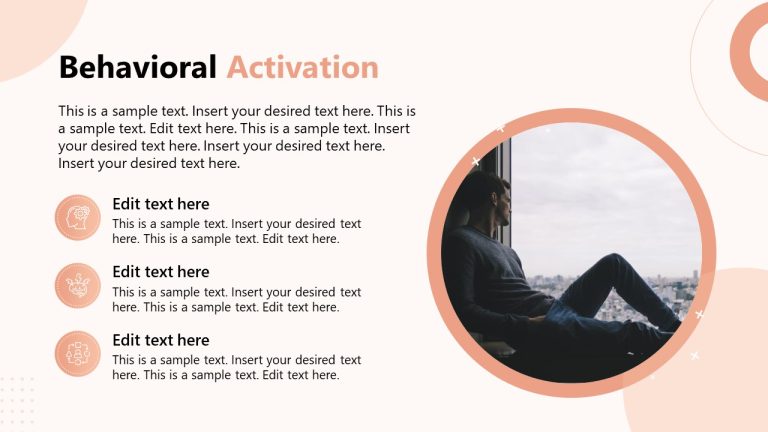Behavioral Activation - CBT Template Slide - SlideModel
