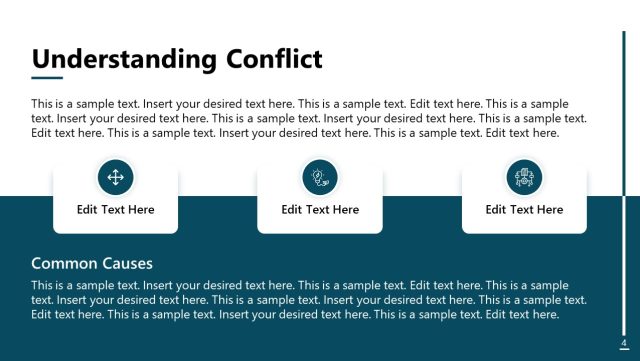 Understanding Conflict - Conflict Resolution Template - SlideModel