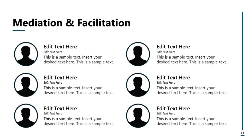 Mediation & Facilitation Slide - PPT Template - SlideModel