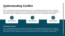 Understanding Conflict Slide PPT Template - SlideModel