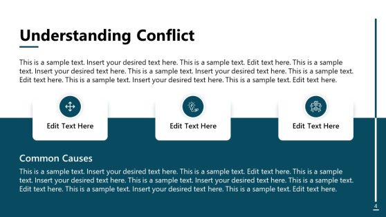 Understanding Conflict Slide PPT Template - SlideModel