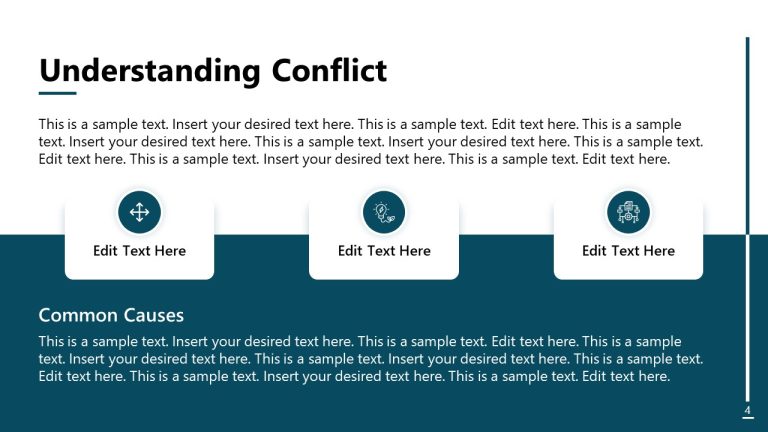 Understanding Conflict Slide PPT Template - SlideModel