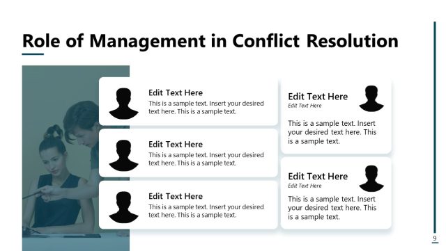 Role of Management Conflict Resolution Slide - SlideModel