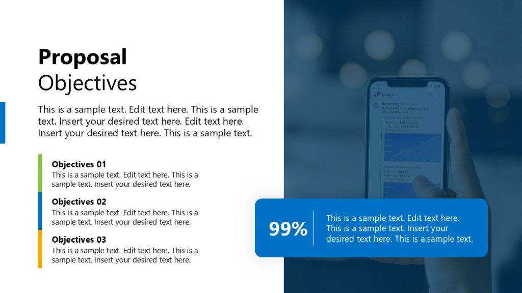 Proposal Objectives PPT Slide - SlideModel