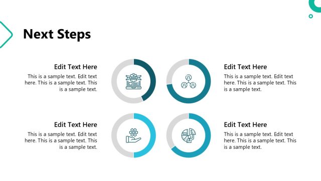 Customizable Next Steps Slide for Presentation - SlideModel