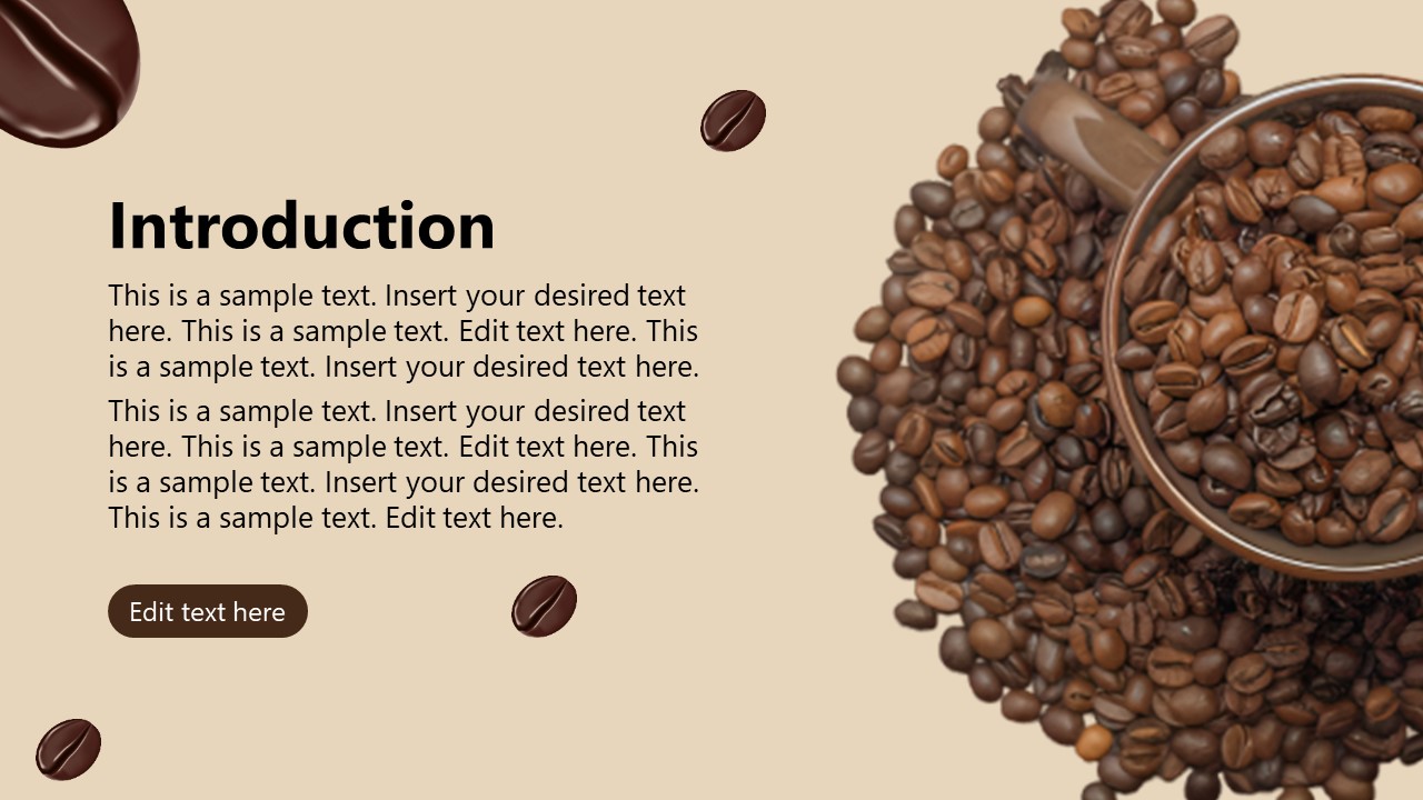Coffee Company Profile PowerPoint Template