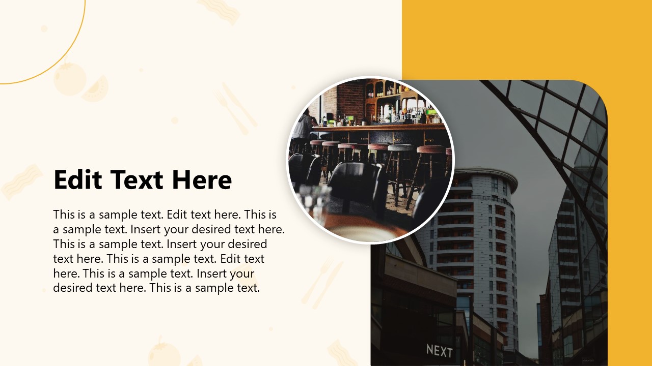 Restaurant Company Profile PowerPoint Template