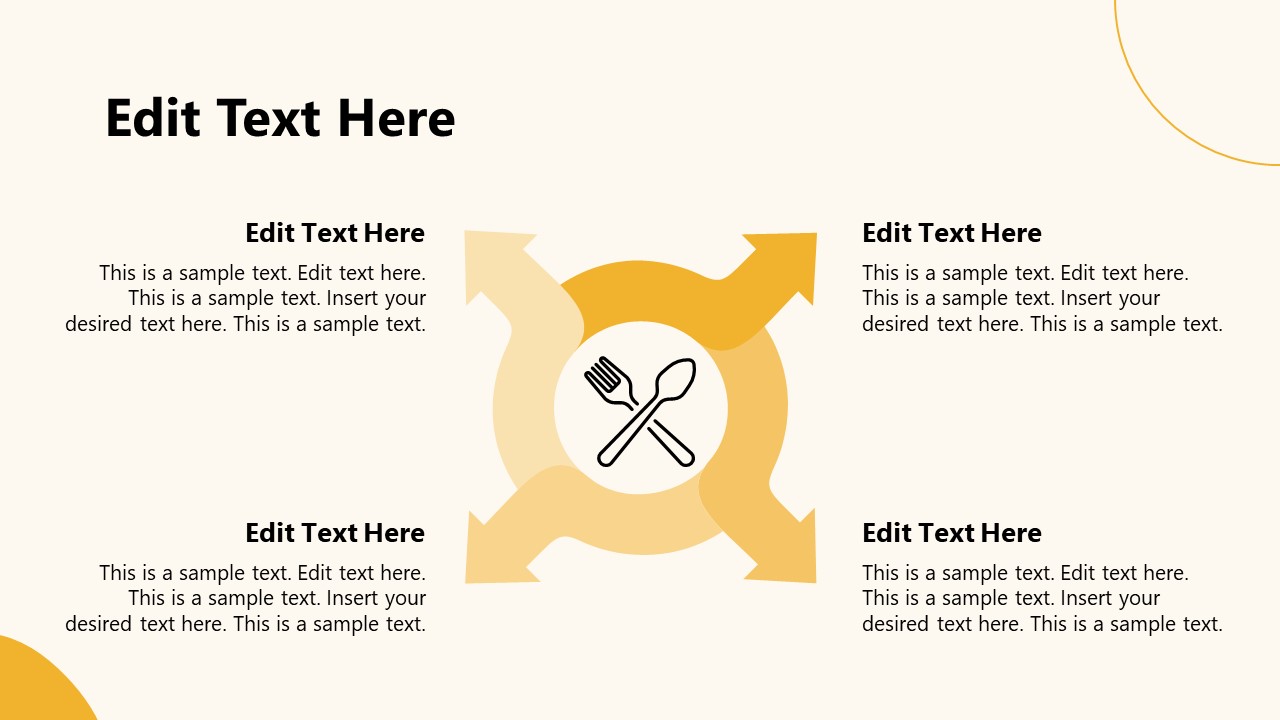 Restaurant Company Profile PowerPoint Template