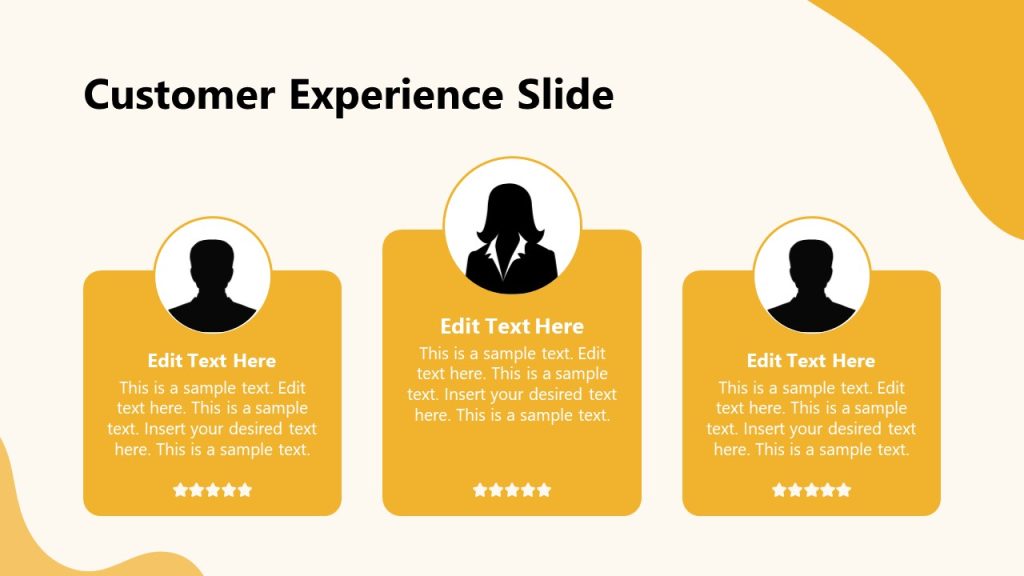 Customer Experience Slide with Infographics - SlideModel