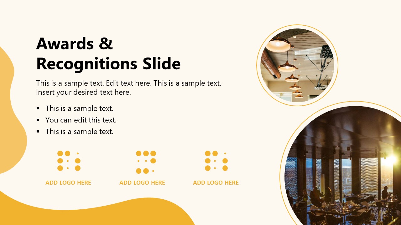 Restaurant Company Profile PowerPoint Template