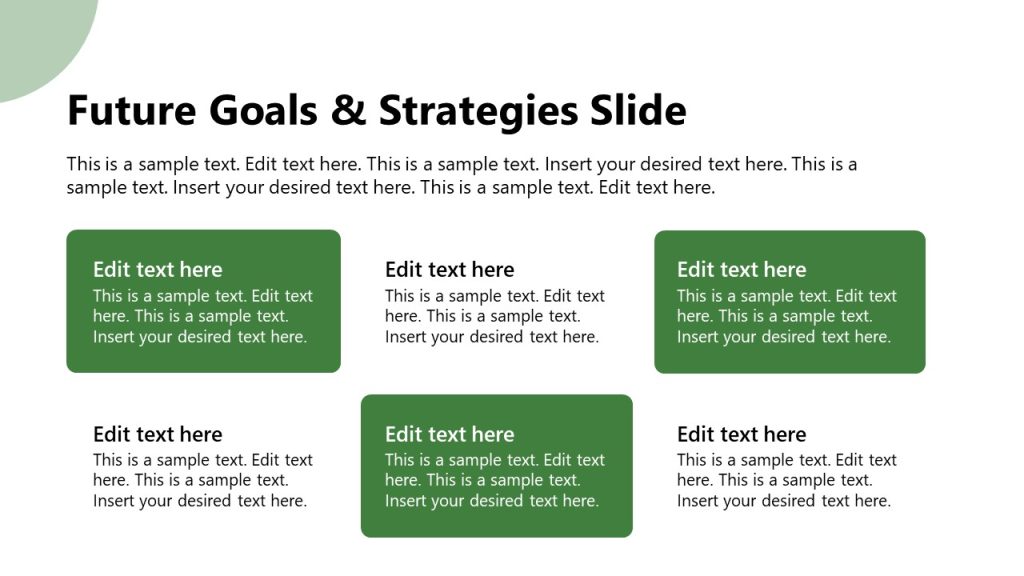 Future Goals & Strategies Slide for PowerPoint - SlideModel