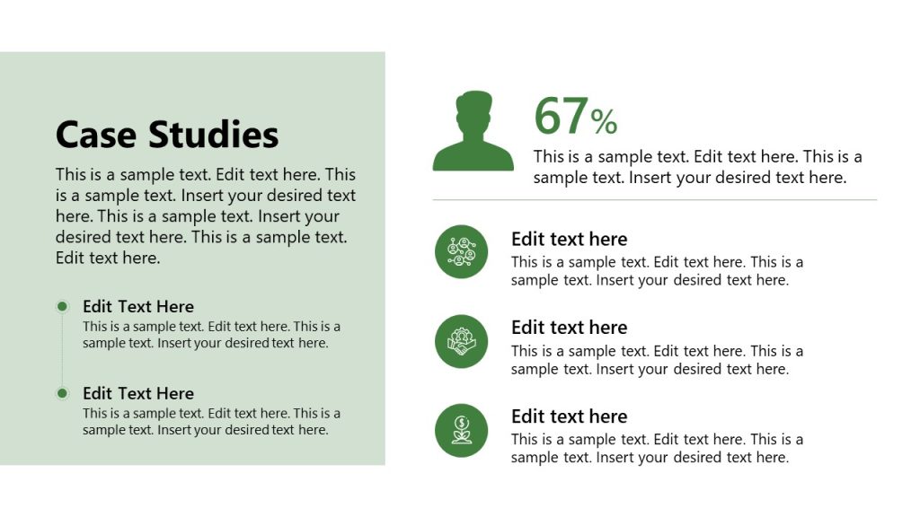 Case Studies Slide - Social Responsibility CSR PowerPoint Template ...