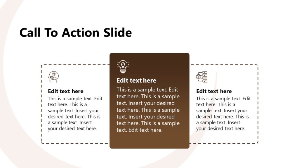 CTA PowerPoint Slide - Non-Profit Organization Template - SlideModel