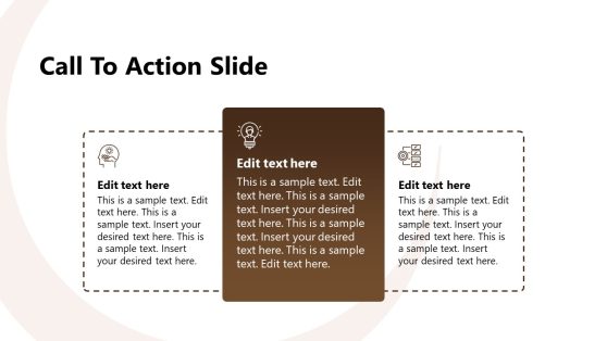 CTA PowerPoint Slide - Non-Profit Organization Template - SlideModel