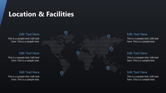 Location & Facilities Presentation Slide - SlideModel