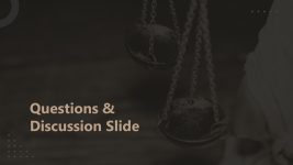 Creative Questions & Answers Slide for Case Law Template - SlideModel