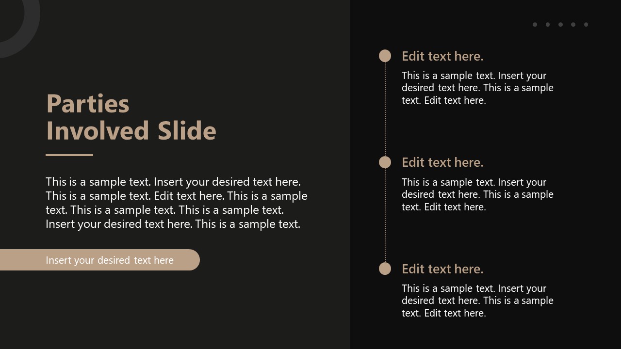Simple Law Case PowerPoint Template