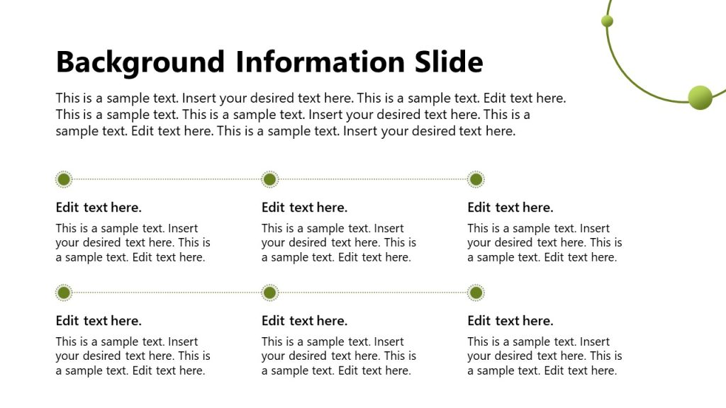 Background Information PowerPoint Slide - SlideModel