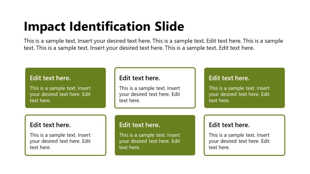 Impact Identification Slide - Environmental Impact Report Template ...