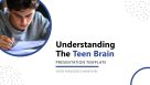 Understanding the Teen Brain Template - Title Slide - SlideModel