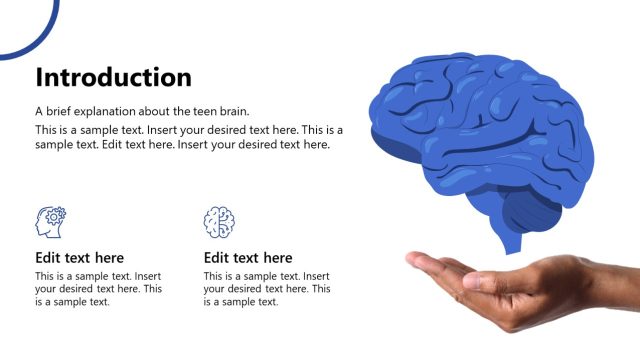 Introduction Slide - Understanding the Teen Brain PPT Template - SlideModel