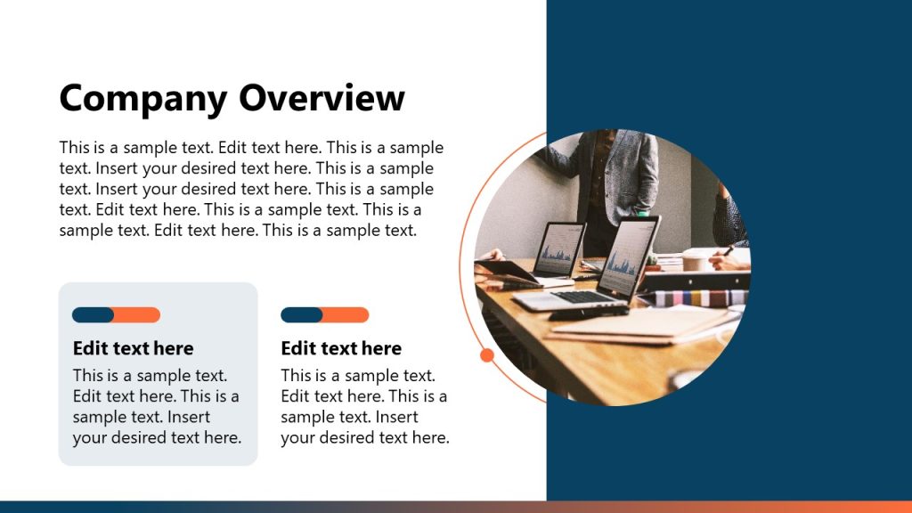 Company Overview Slide Client Meeting Deck PPT - SlideModel