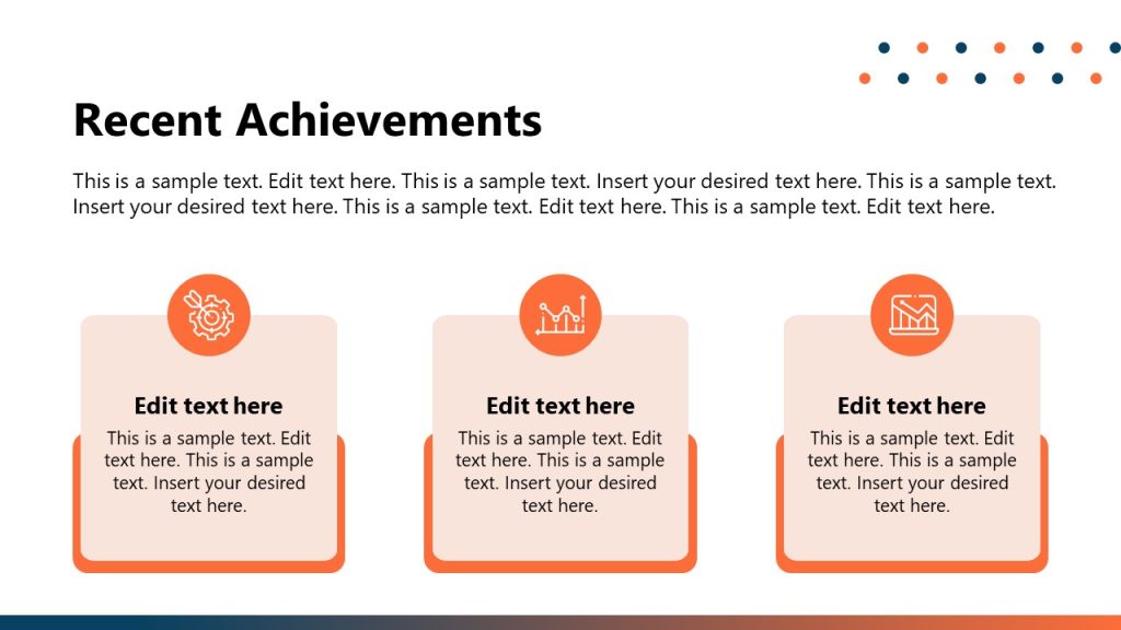 Recent Achievements PowerPoint Slide - SlideModel