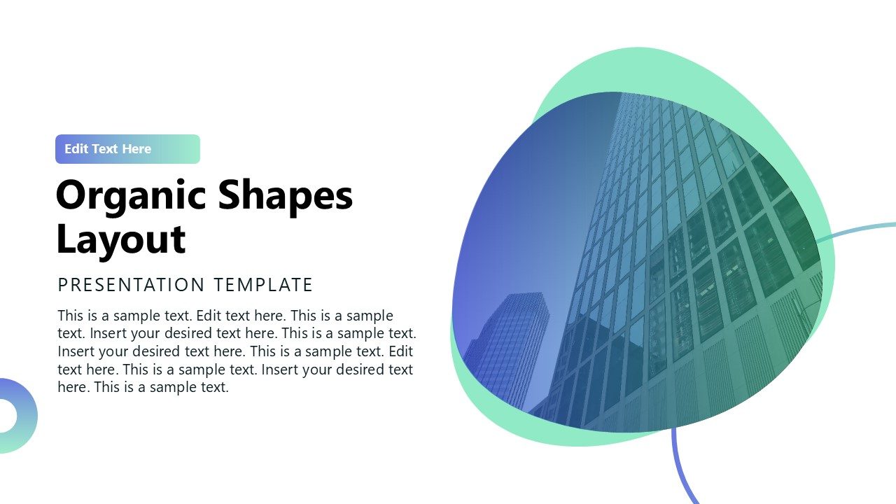 Title Slide - Organic Shapes Layout Template - SlideModel