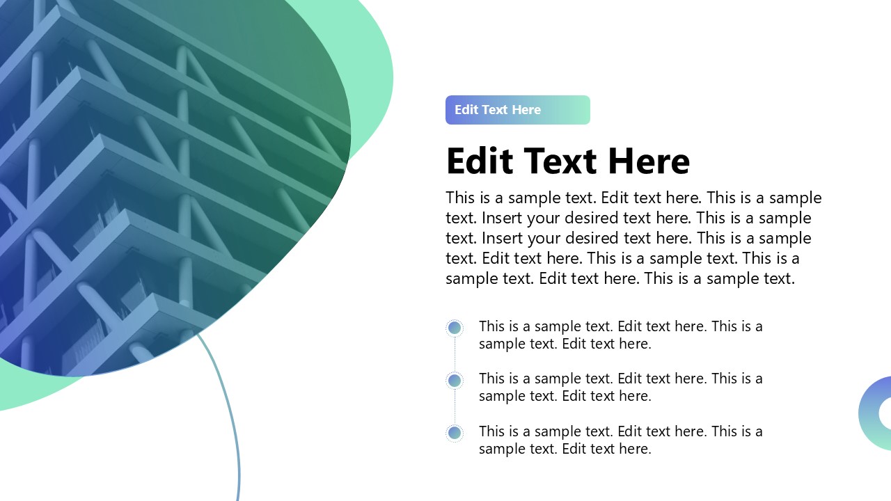 Organic Shapes Layout PowerPoint Template
