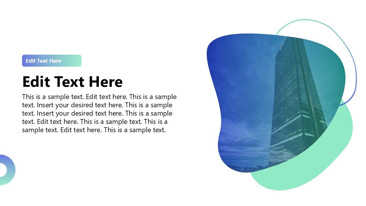 Organic Shapes Layout PowerPoint Template