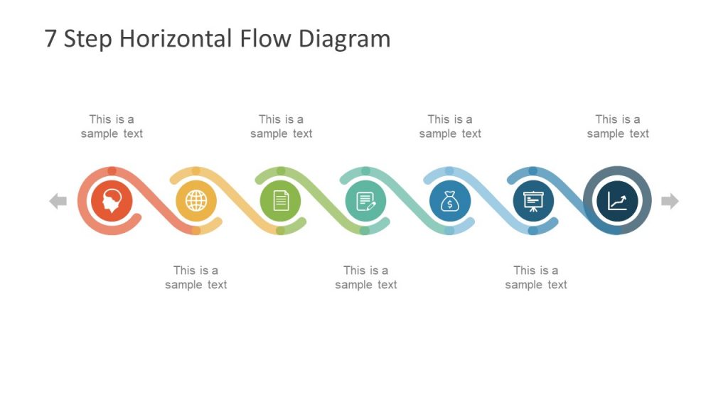 7 Step PowerPoint Horizontal Flow - SlideModel