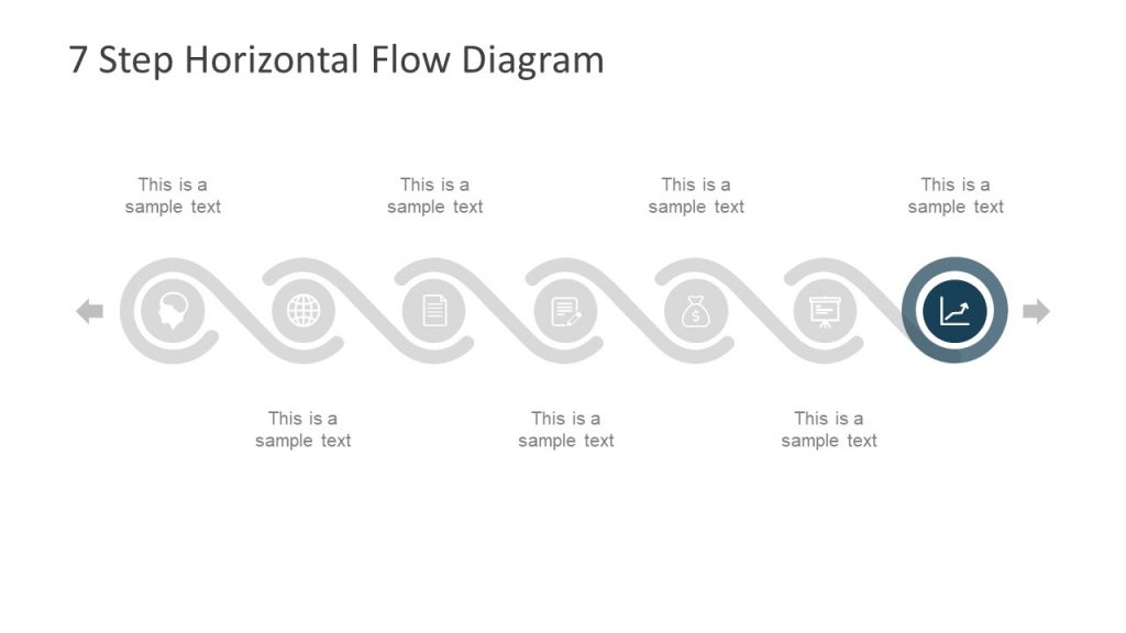 7 Step Diagram of Horizontal Process Flow - SlideModel
