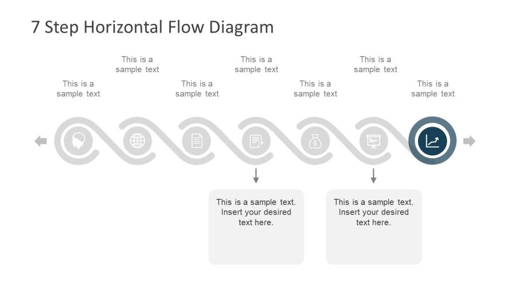 Trending Infgraphic PowerPoint Horizontal Flow - SlideModel
